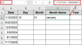 How to Separate Date in Excel Using Formula (3 Suitable Methods ...