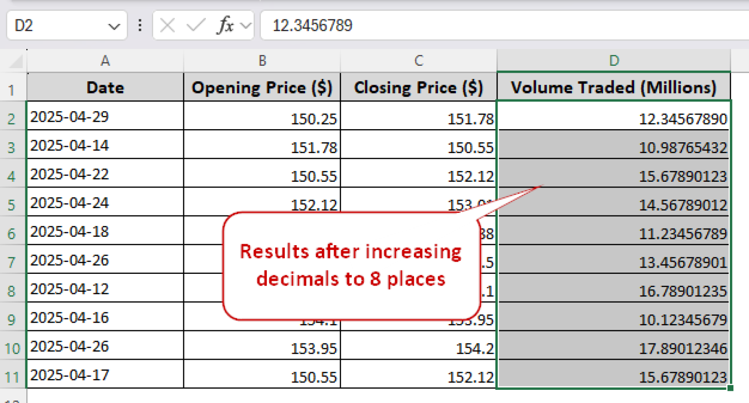How to Stop Excel from Rounding Up Decimals (6 Easy Tricks) - Excel Insider