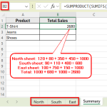 How to Use SUMIFS Function in Excel with Multiple Sheets - Excel Insider
