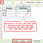 How to Use SUMIFS Function in Excel with Multiple Sheets - Excel Insider