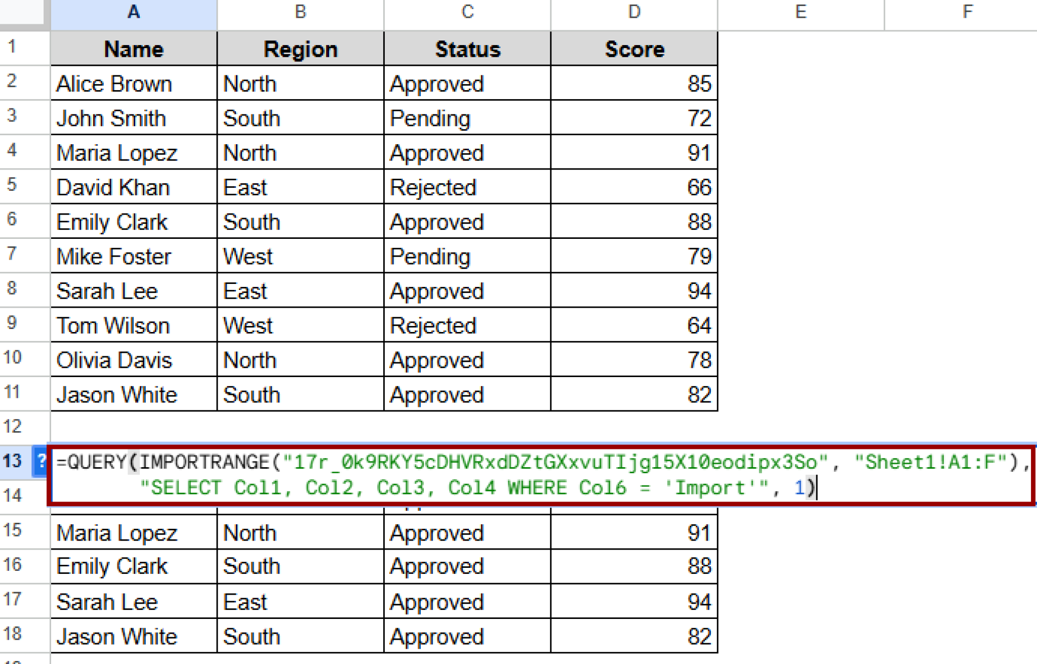 How to Use IMPORTRANGE in Google Sheets with Conditions - Excel Insider