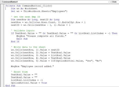 How to Use UserForm in Excel VBA with Practical Examples - Excel Insider