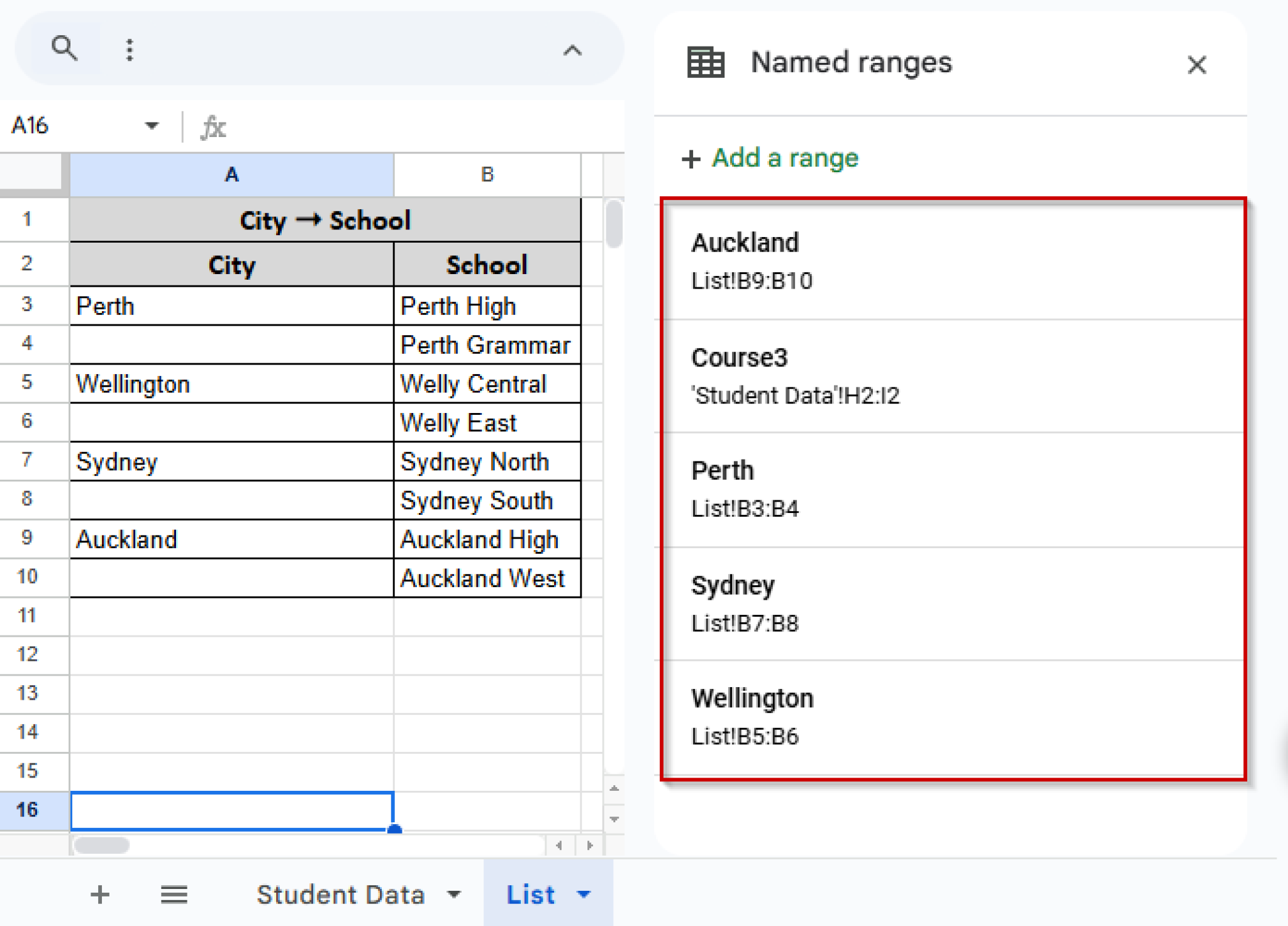 How to Create Multiple Dependent Drop Down List in Google Sheets - Excel Insider