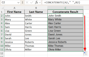 [Solved] CONCATENATE Function in Excel Not Working - Excel Insider