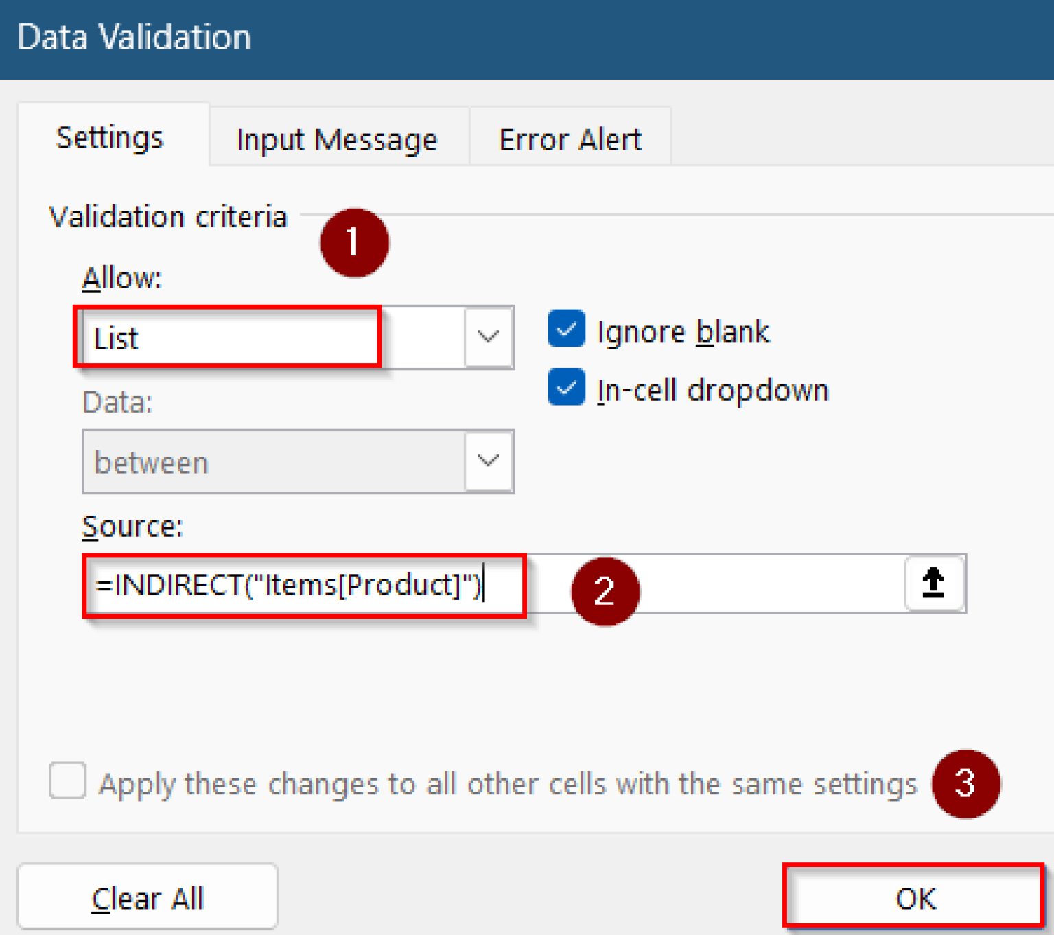 How to Create a Drop-Down List from a Table in Excel - Excel Insider