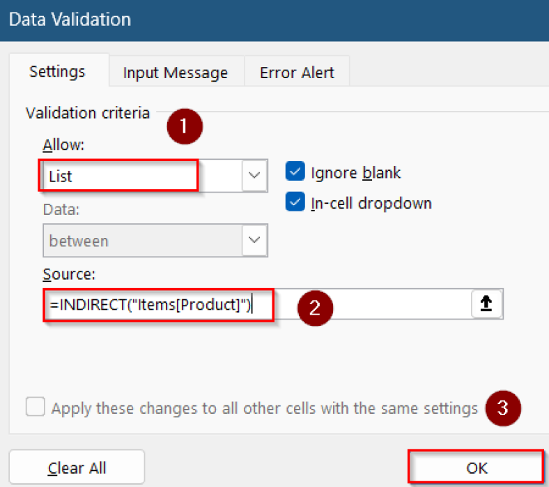 How to Create a Drop-Down List from a Table in Excel - Excel Insider