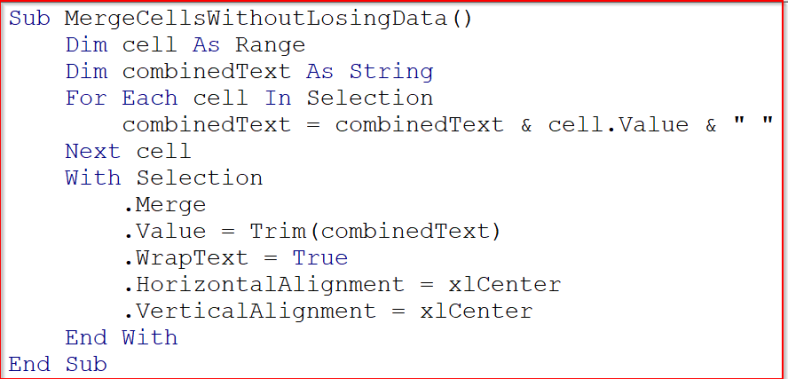 How to Merge Cells Vertically Without Losing Data in Excel - Excel Insider