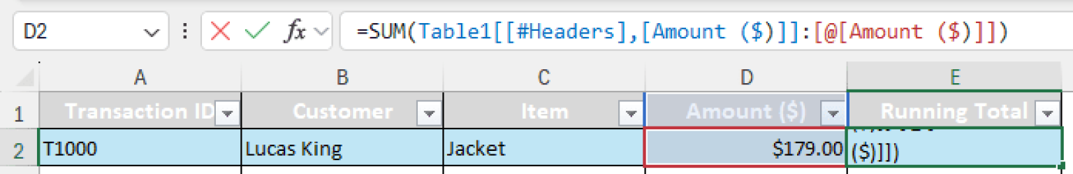 How to Calculate Running Balance in Excel (8 Suitable Examples) - Excel Insider