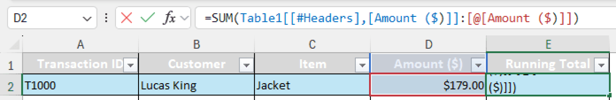 How to Calculate Running Balance in Excel (8 Suitable Examples) - Excel Insider