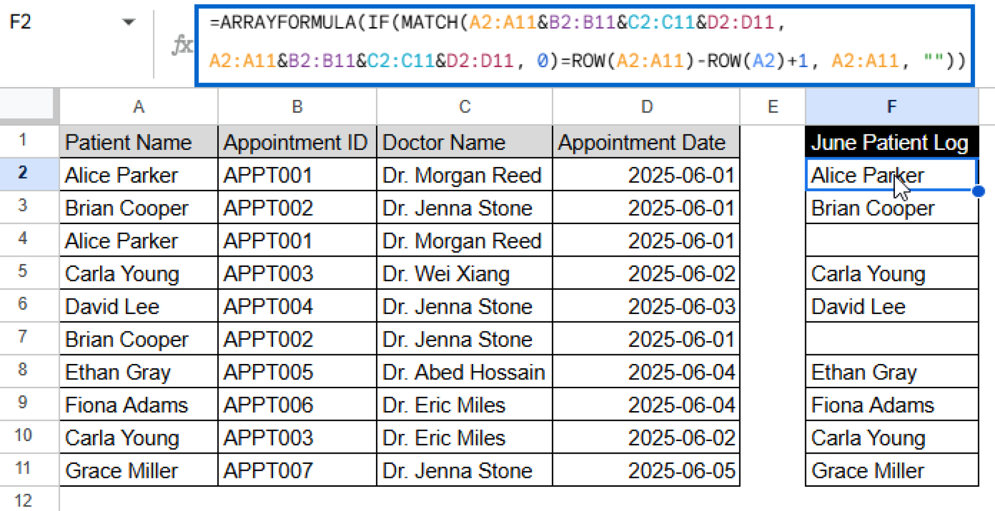 How to Remove Duplicates with Formula in Google Sheets - Excel Insider