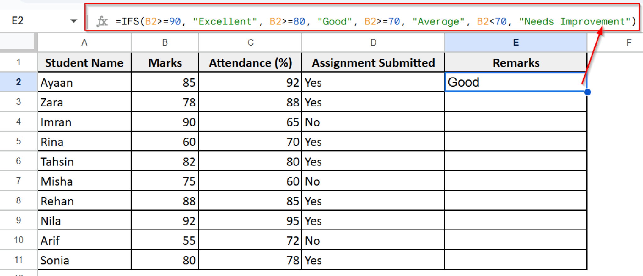 How to Use IF Formula in Google Sheets with Multiple Conditions - Excel Insider