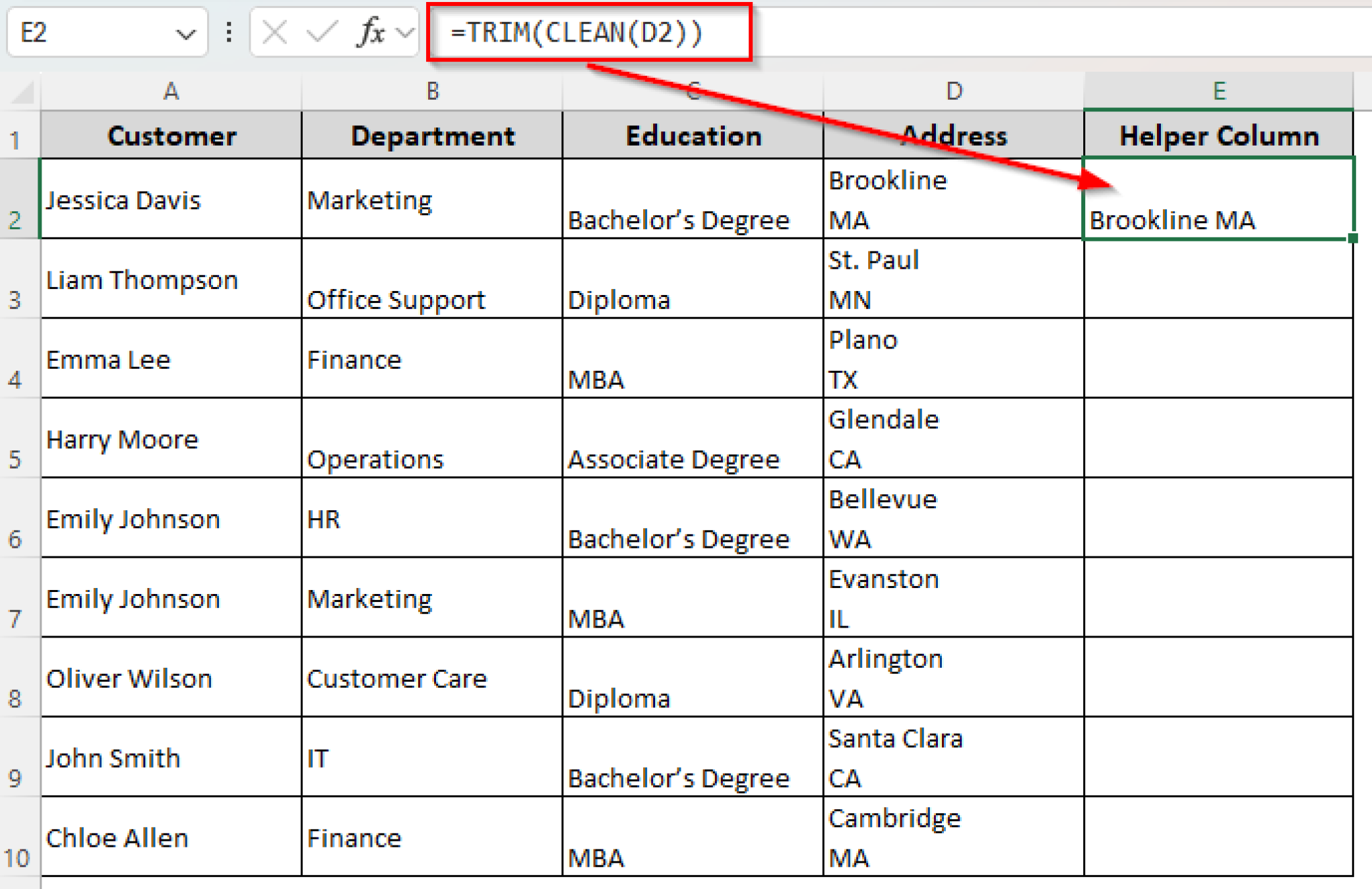 How to Remove Carriage Returns in Excel (7 Quick Tricks) - Excel Insider