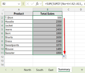 How To Use SUMIF Across Multiple Sheets In Excel (2 Examples) - Excel Insider