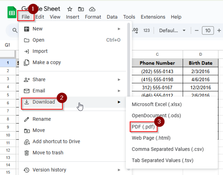 How To Export Data From Google Sheets Excel Insider