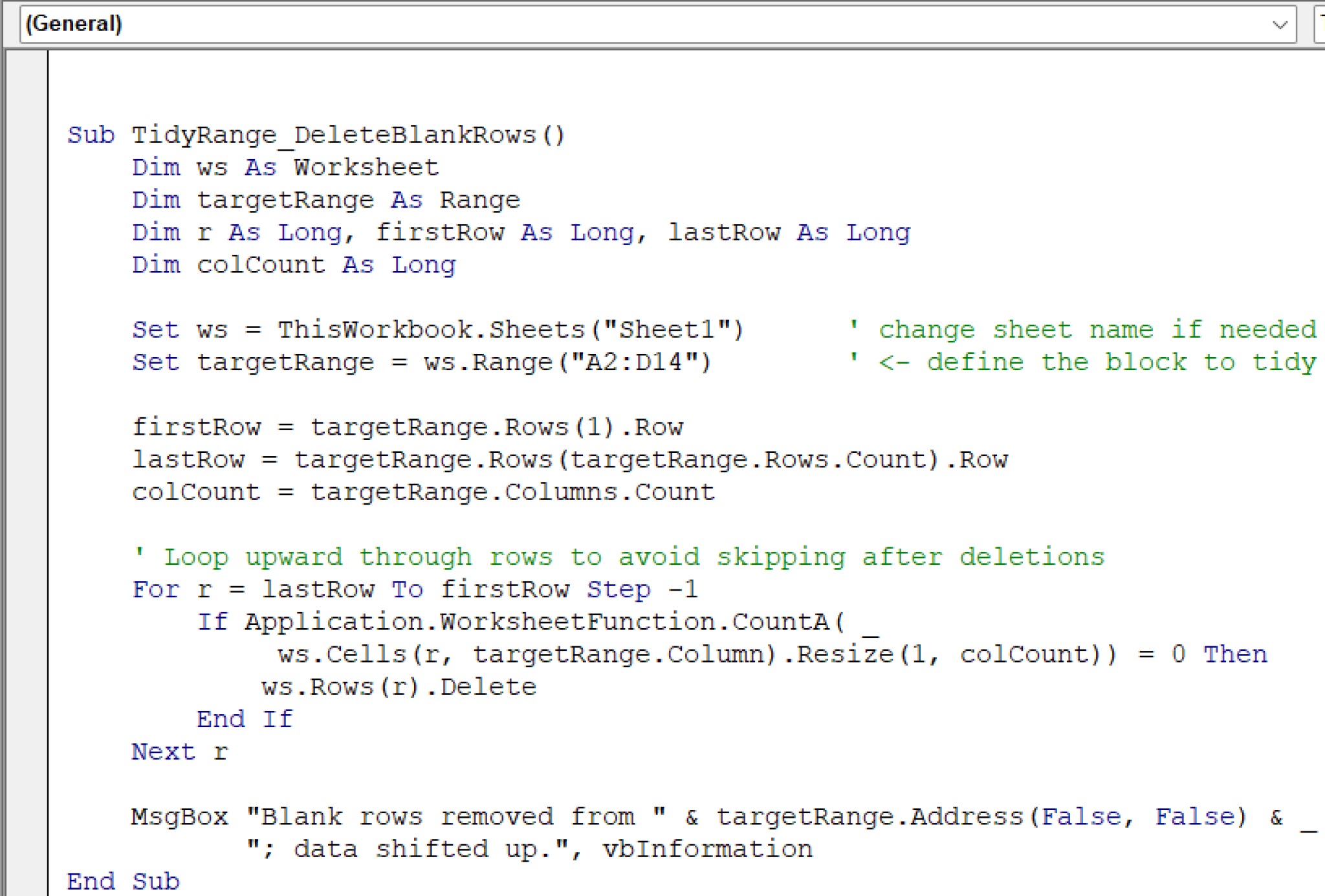 How to Delete Empty Rows in Excel Using VBA (3 Suitable Ways) - Excel Insider