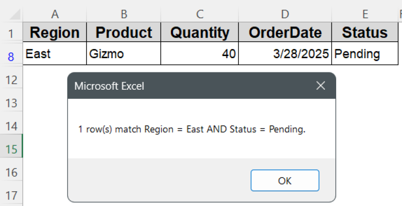 How to Filter with Multiple Criteria in Excel VBA - Excel Insider