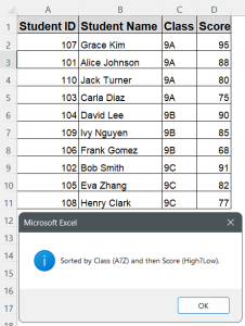 How to Sort Multiple Columns in Excel Using VBA - Excel Insider