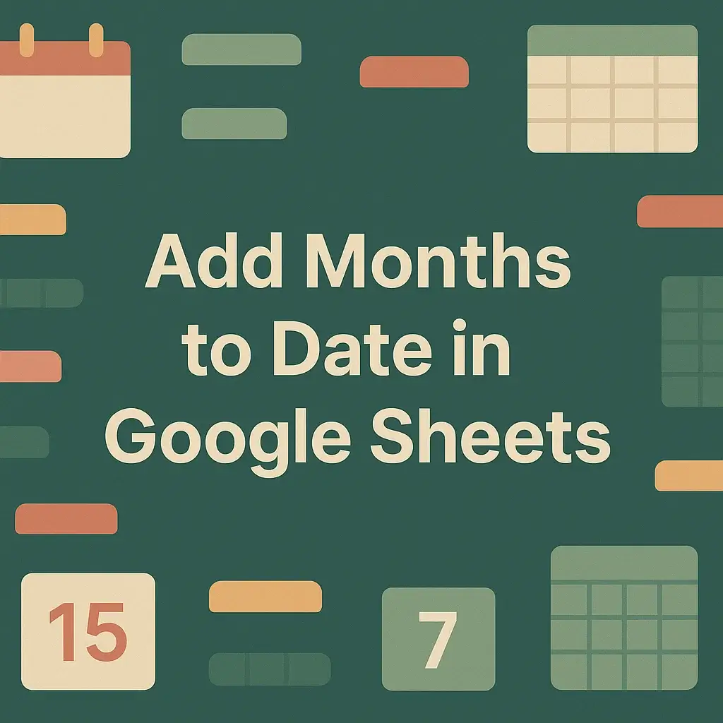 How to Add Months to Date in Google Sheets (3 Suitable Ways) - Excel ...