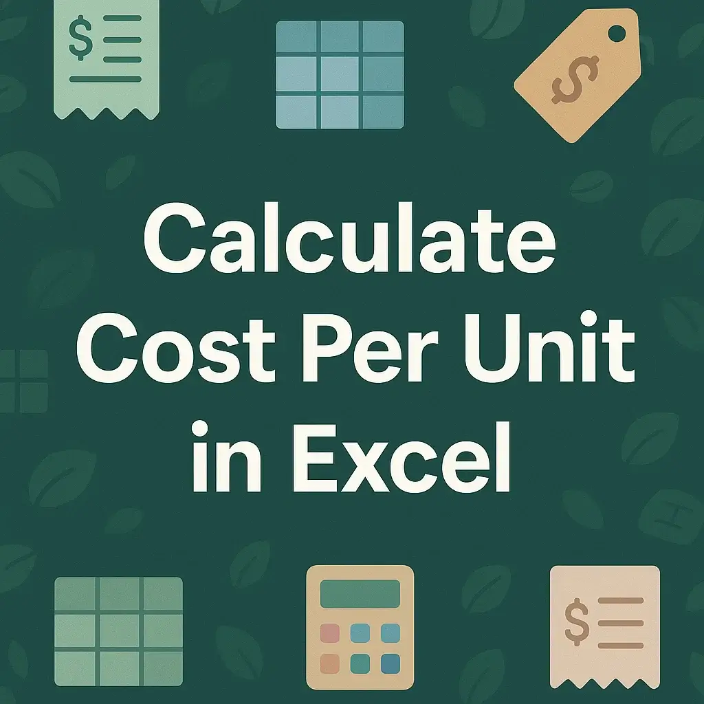 How To Calculate Cost Per Unit In Excel 3 Effective Ways Excel Insider