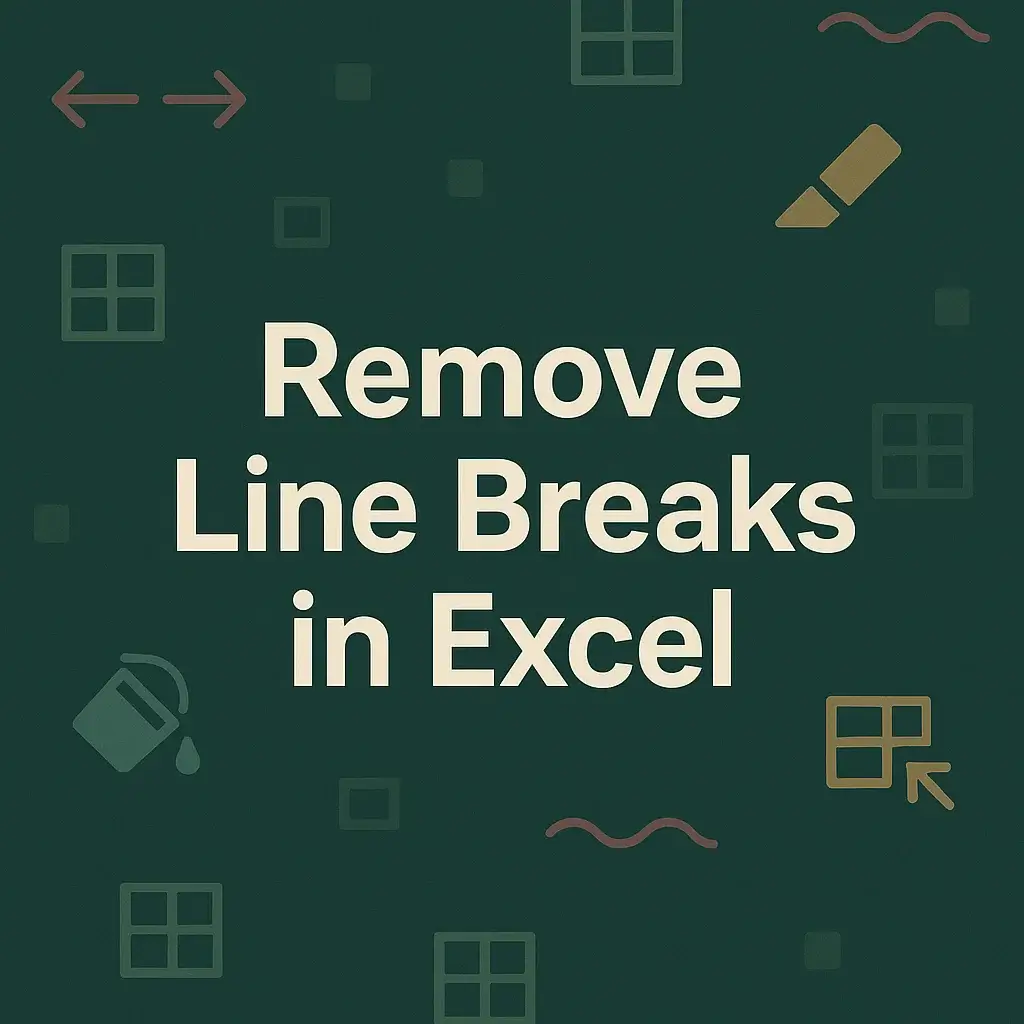How to Remove Line Breaks in Excel (4 Simple Ways) - Excel Insider