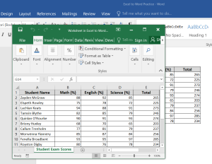 How to Copy from Excel to Word without Losing Formatting - Excel Insider