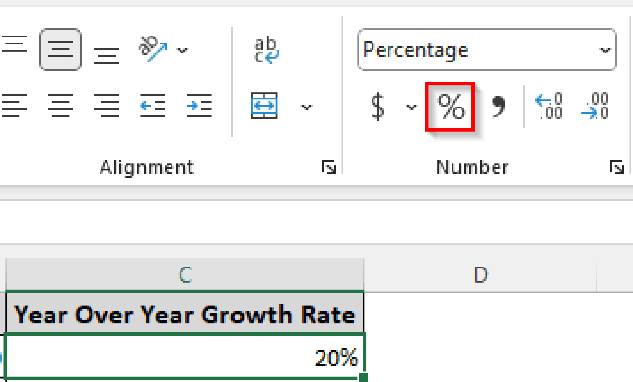 How to Calculate Year-Over-Year Growth in Excel - Excel Insider