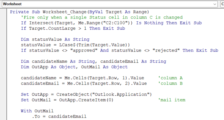 How to Create a Macro to Send Email from Excel Using VBA - Excel Insider