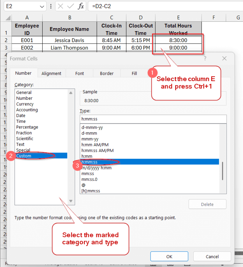 How To Calculate Difference Between Two Times In Excel 7 Cases Excel Insider