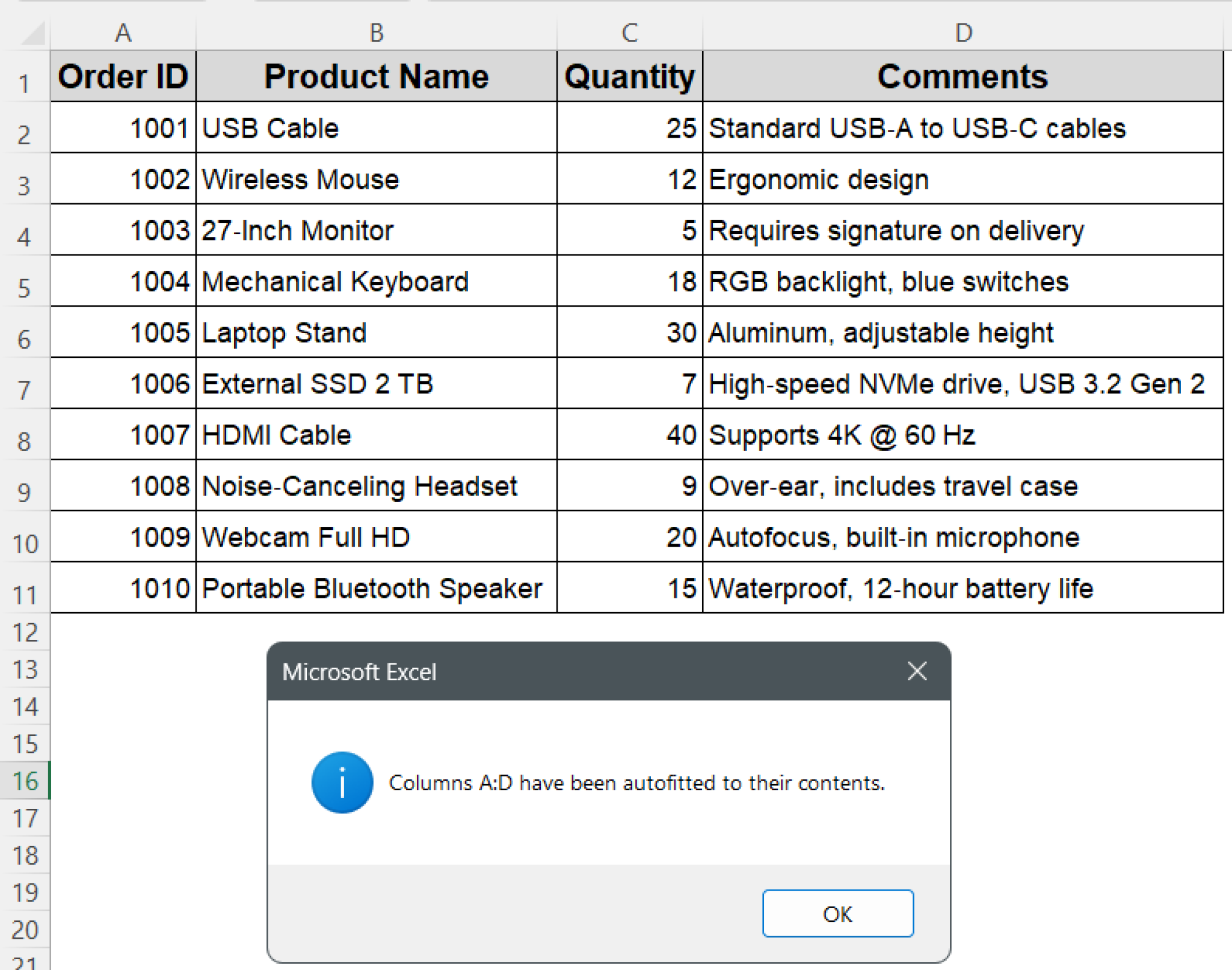 How to Change Column Width in Excel VBA (3 Simple Methods) - Excel Insider