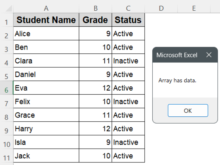 How To Check If An Array Is Empty In Excel Vba 3 Ways Excel Insider