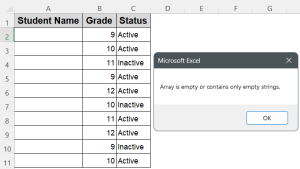 How to Check if an Array Is Empty in Excel VBA (3 Ways) - Excel Insider