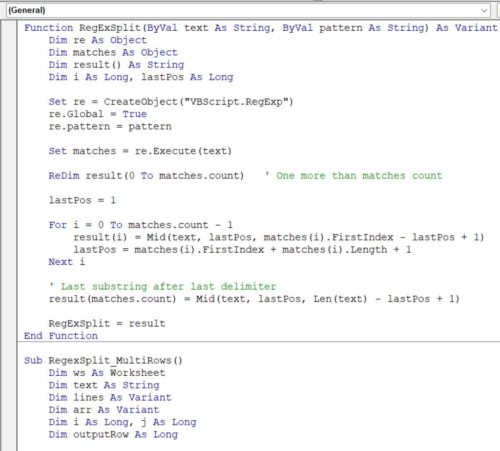 How To Split A String Into An Array In Excel Vba 4 Examples Excel