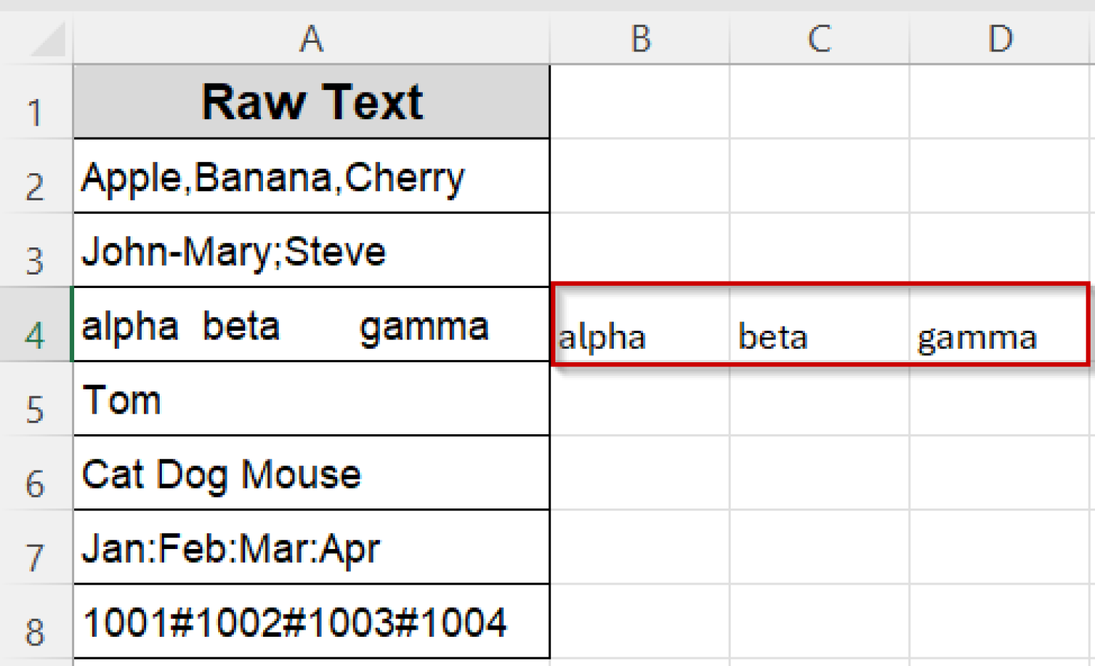 How To Split A String Into An Array In Excel Vba 4 Examples Excel 9896
