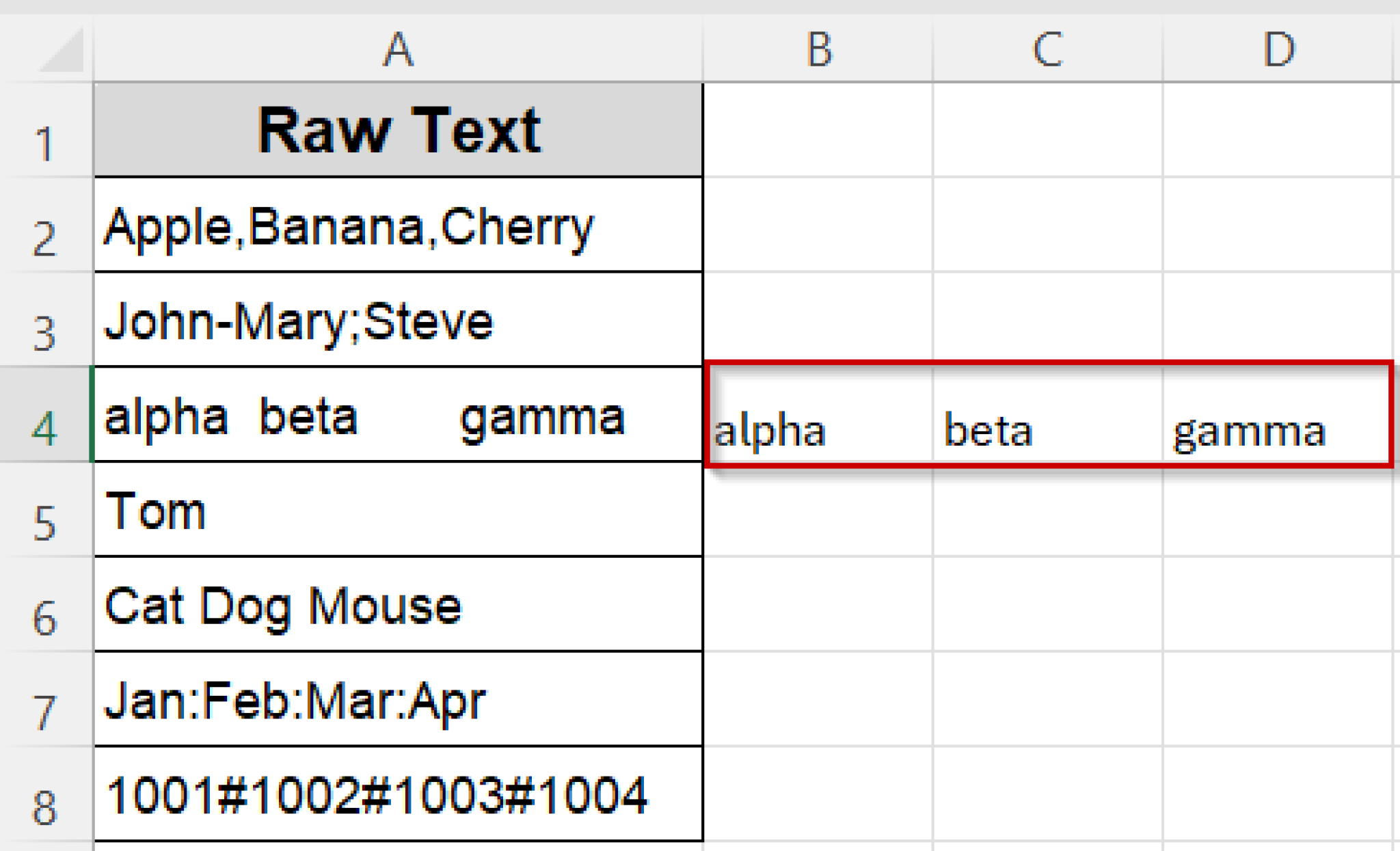 How to Split a String into an Array in Excel VBA (4 Examples) - Excel ... How to Split a String into an Array in Excel VBA (4 Examples) - Excel ...