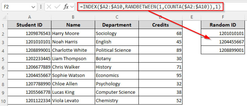 How to Randomly Select from a List in Excel (5 Useful Ways) - Excel Insider