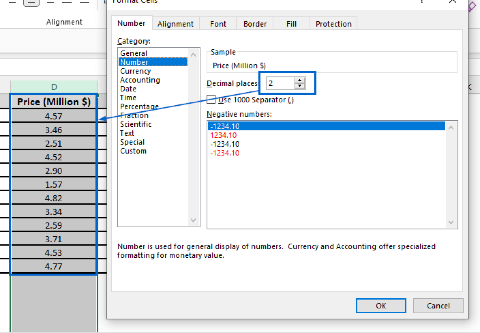 How to Round Numbers in Excel Without Formula (4 Quick Tricks) - Excel ...