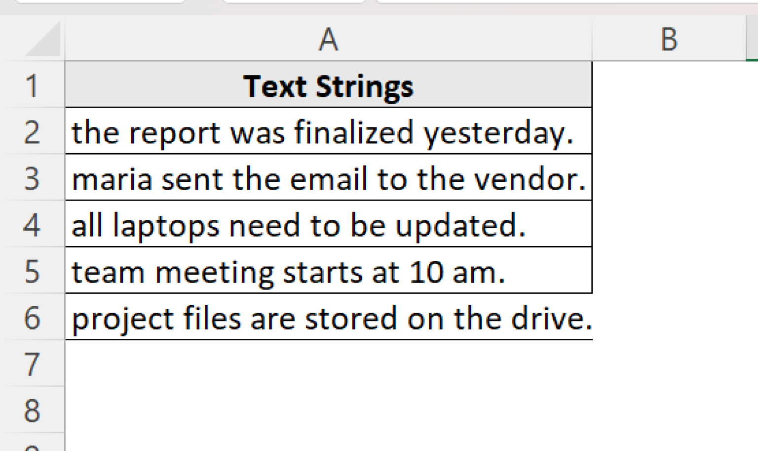 How to Change Text into Sentence Case in Excel (2 Easy Ways) - Excel Insider