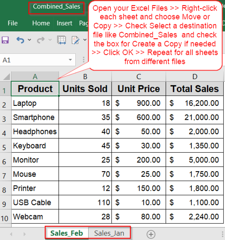 Merge Multiple Excel Files into a Workbook with Separate Sheets - Excel ...