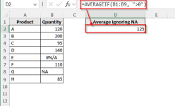 How to Calculate Average in Excel Ignoring #N/A Error - Excel Insider