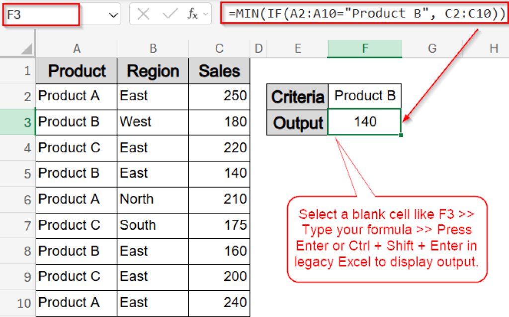 How to Find the Lowest Value with Criteria in Excel (5 Methods) - Excel Insider
