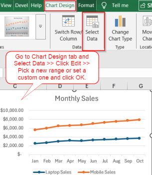 How to Change X Axis Values in Excel Chart (3 Simple Ways) - Excel Insider