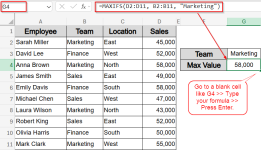 How to Find the Maximum Value in Excel with Condition - Excel Insider