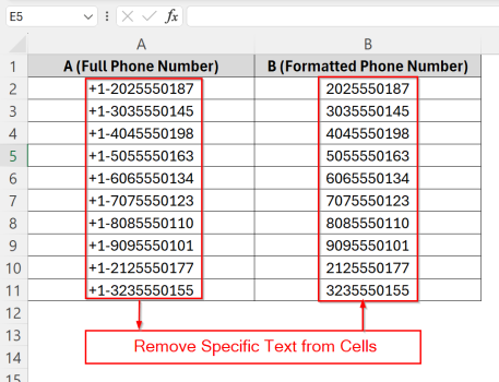 How to Remove Specific Text from Cell in Excel (5 Effective Ways ...