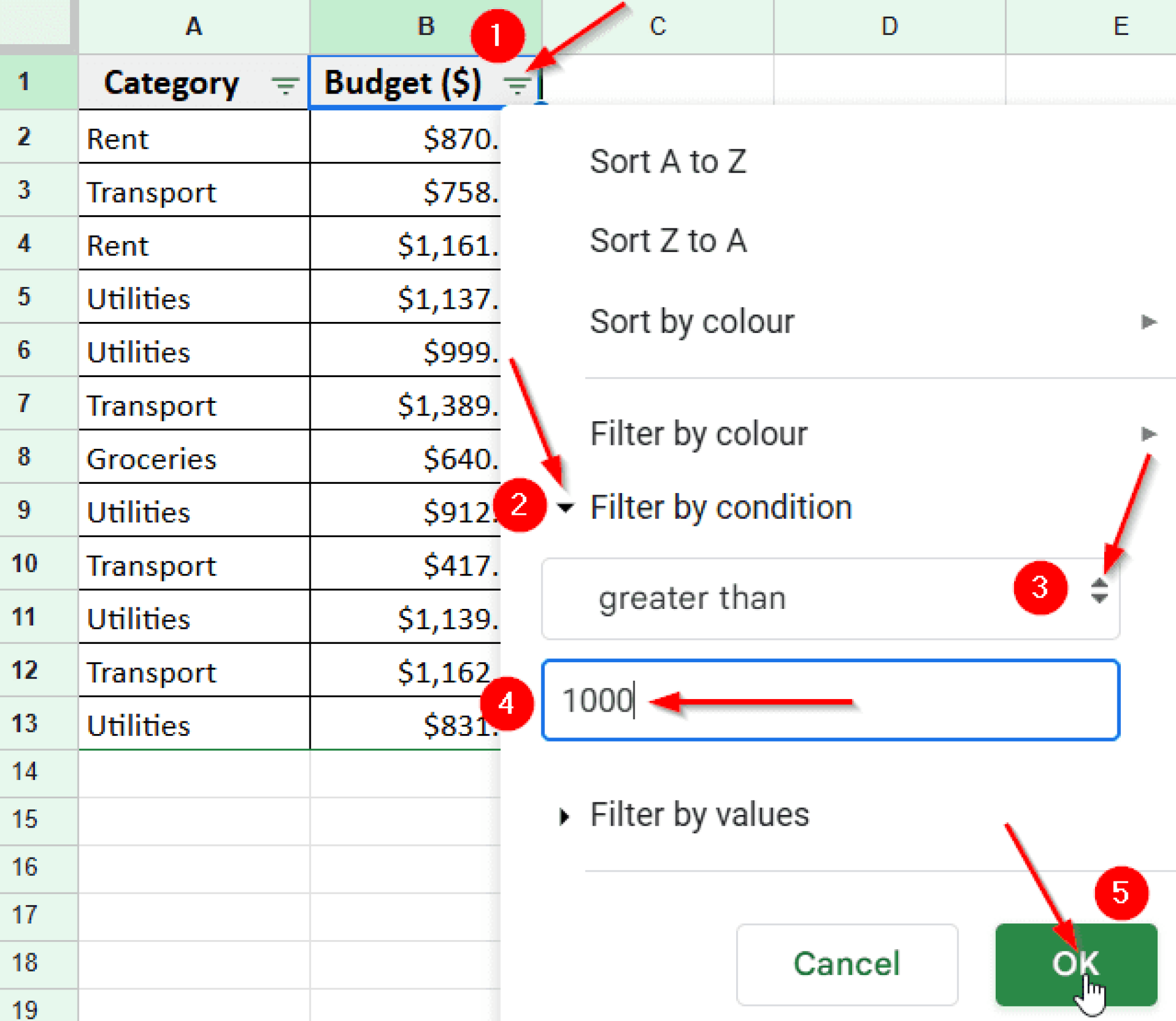 How to Hide Rows Based on Cell Value in Google Sheets - Excel Insider