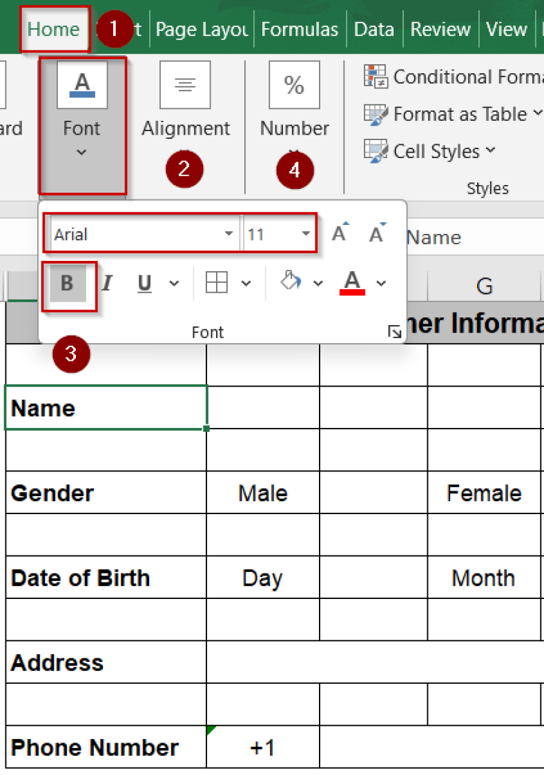 How to Create a Fillable PDF from Excel (2 Useful Methods) - Excel Insider
