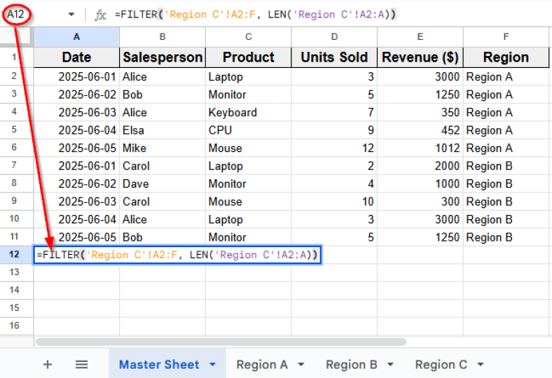 How to Make a Master Sheet in Google Sheets (4 Suitable Ways) - Excel ...