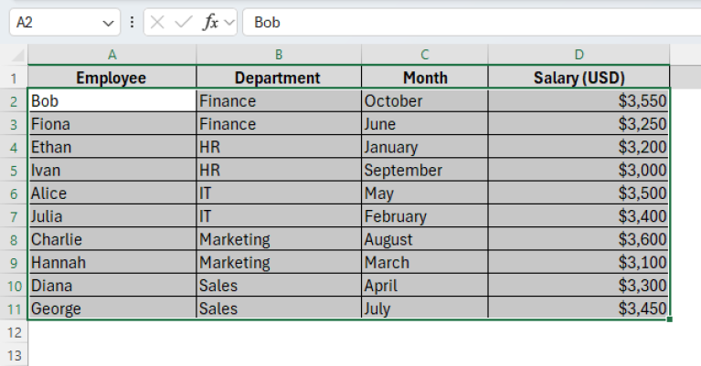 How to Sort Alphabetically in Excel & Keep Rows Together - Excel Insider