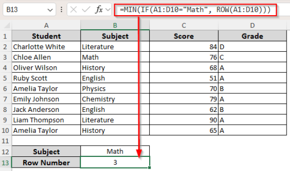 How to Return Row Number of Match in Excel (8 Suitable Ways) - Excel Insider
