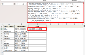 How to Sort IP Address in Excel (2 Effective Ways) - Excel Insider