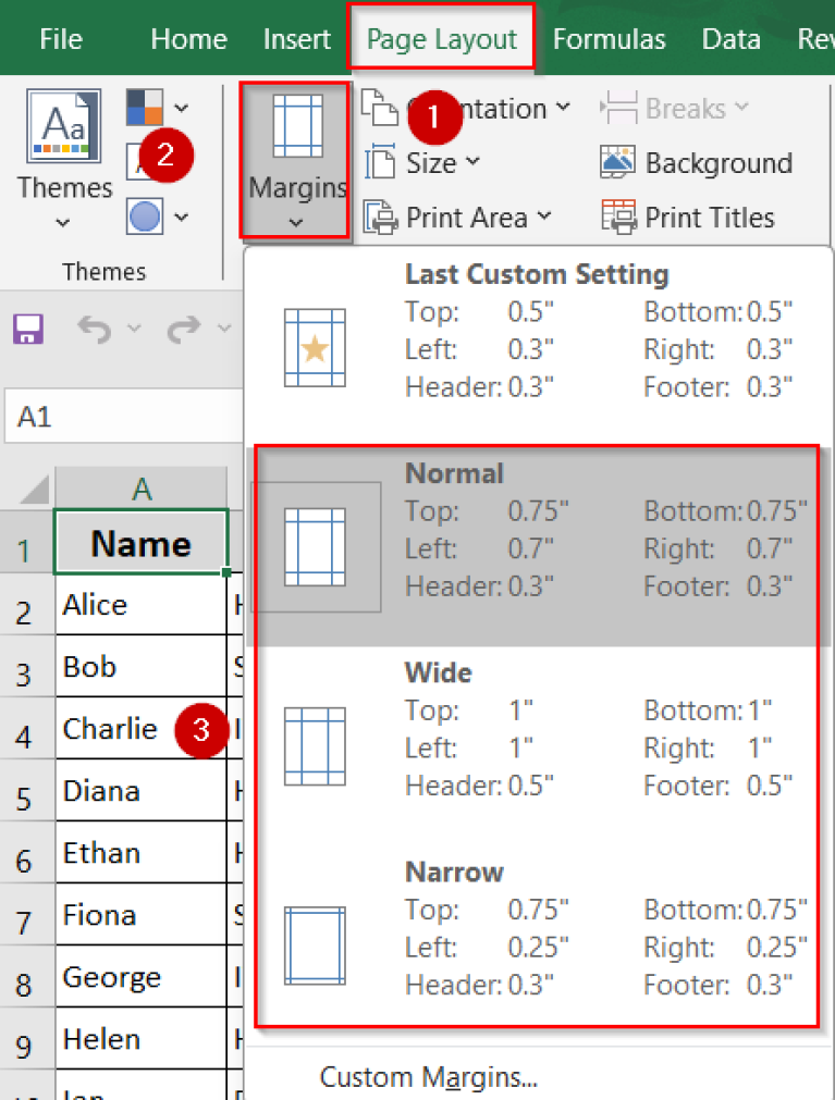 How to Change Margins in Excel (5 Different Ways) - Excel Insider